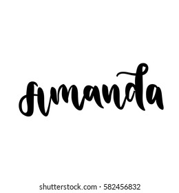 117 Name Amanda Images, Stock Photos & Vectors | Shutterstock