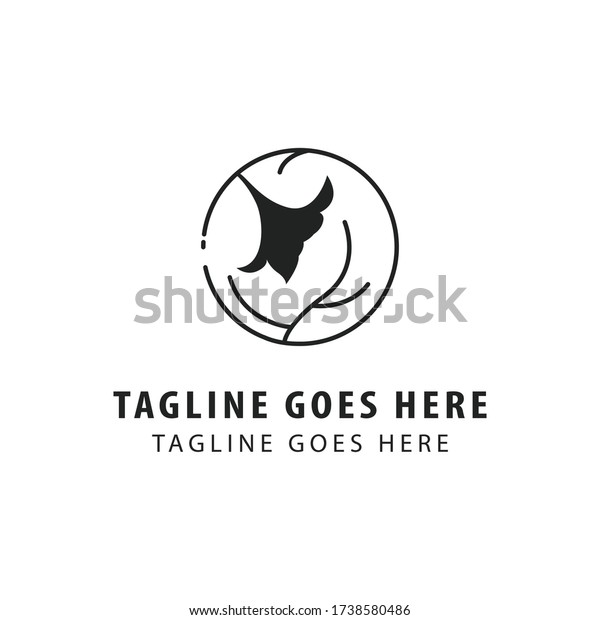Amaryllis Flower Logo Design Amaryllis Flat Stock Vector (Royalty Free ...