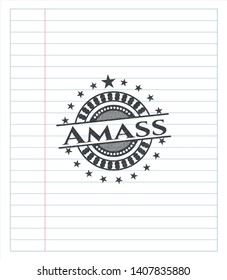 Amass Pencil Draw Vector Illustration Detailed Stock Vector (Royalty ...