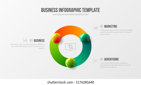 Amazing Business Infographic Presentation Vector Illustration Stock ...