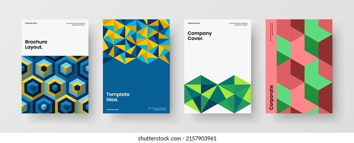 Amazing Front Page A4 Vector Design Stock Vector (Royalty Free ...