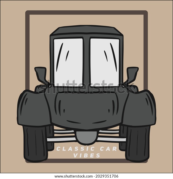 Amazing Old Square Car Logo Icon Stock Vector (Royalty Free) 2029351706 ...