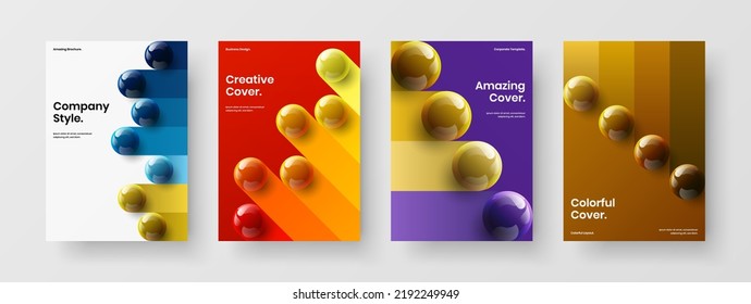 Amazing Pamphlet A4 Vector Design Template Stock Vector (Royalty Free ...