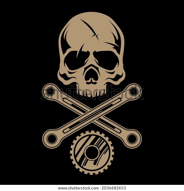 Amazing Skull Art Vector Illustration Stock Vector (Royalty Free ...