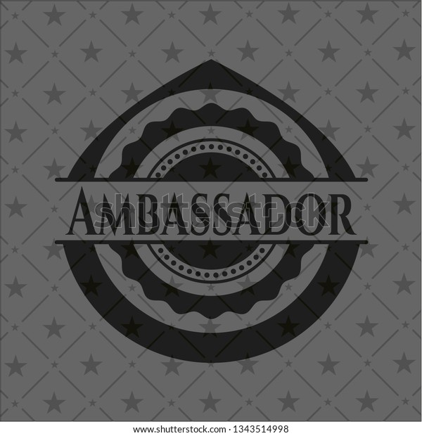 Ambassador Dark Emblem Retro Stock Vector (Royalty Free) 1343514998 ...