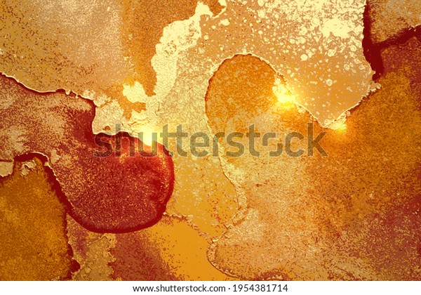 Amber Red Gold Abstract Background Alcohol Stock Vector (Royalty Free ...