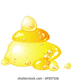 Amber Stones Stock Vector (Royalty Free) 69507106 | Shutterstock