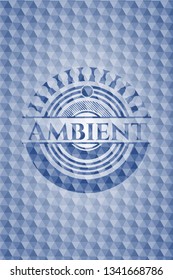 Ambient Blue Emblem Geometric Pattern Stock Vector (Royalty Free ...