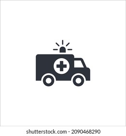 Ambulance Icon Vector Illustration Logo Template Stock Vector (Royalty ...