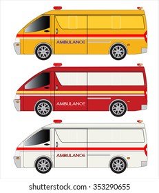 Ambulance Van Stock Vector (Royalty Free) 353290655 | Shutterstock