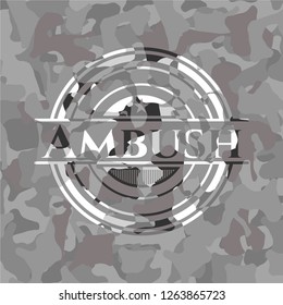 Ambush On Grey Camouflaged Texture Stock Vector (Royalty Free ...