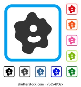 Ameba Icon Flat Gray Iconic Symbol Stock Vector (Royalty Free) 736549027