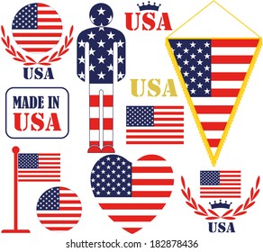 America Logo Stock Vector (Royalty Free) 182878436 | Shutterstock