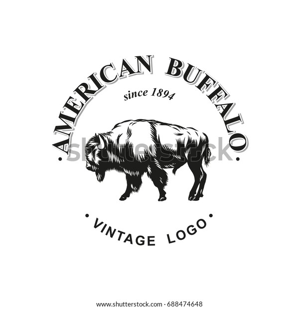 American Buffalo Logo Inked Vector 库存矢量图（免版税）688474648 | Shutterstock
