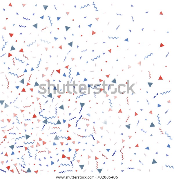 American Confetti 4th July Independence Day Stock Vector (Royalty Free ...