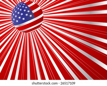 American Flag Abstract Background Stock Vector (Royalty Free) 26517109