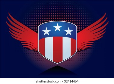 22 American Flag Inlay Shield Images, Stock Photos & Vectors | Shutterstock