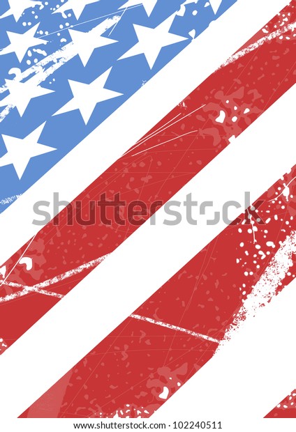 American Flag Scratches Stock Vector (Royalty Free) 102240511 ...