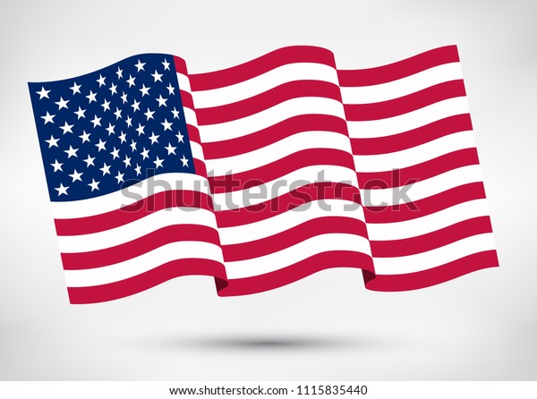 2,836 Usa Flag Wavy Stock Vectors, Images & Vector Art | Shutterstock