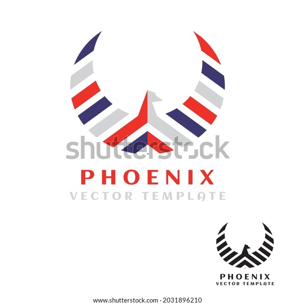 American Phoenix Eagle Logo Symbol Stock Vector (Royalty Free ...