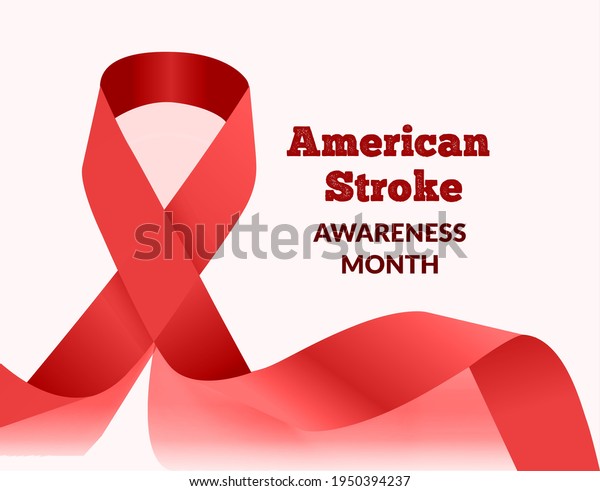 American Stroke Awareness Month Vector Illustration Stock Vector ...