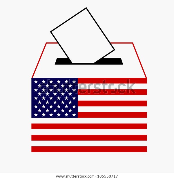 American Vote Vote Label Stock Vector (Royalty Free) 185558717 ...