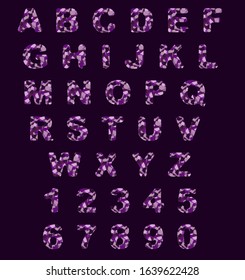 Pink Leopard Letters Numbers Leopard Font Stock Vector (Royalty Free ...