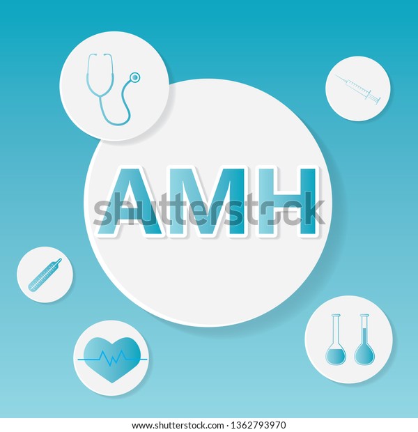 Amh Hormone Medical Concept Vector Illustration Stock Vector (Royalty ...