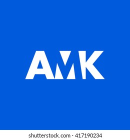 Amk Logo Vector Graphic Branding Letter Stock Vector (Royalty Free ...