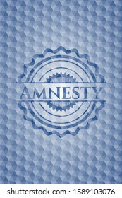 Amnesty Blue Emblem Geometric Background Vector Stock Vector (Royalty ...