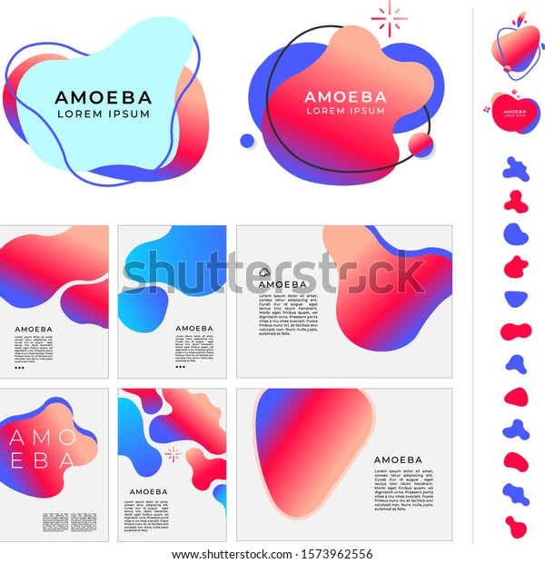 Amoeba Design Complete Diy Set Stock Vector (Royalty Free) 1573962556 ...