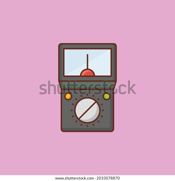 Ampere Vector Illustration On Transparent Background: immagine ...
