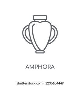 Amphora Icon Trendy Amphora Logo Concept: vector de stock (libre de ...