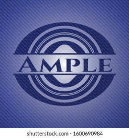 Ample Jean Texture Vector Illustration Detailed Stock Vector (Royalty ...