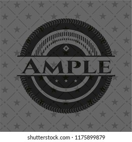 Ample Realistic Dark Emblem Stock Vector (Royalty Free) 1175899879 ...