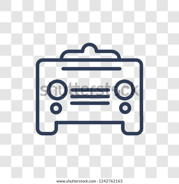 Amplifier Icon Trendy Linear Amplifier Logo: vector de stock (libre de ...