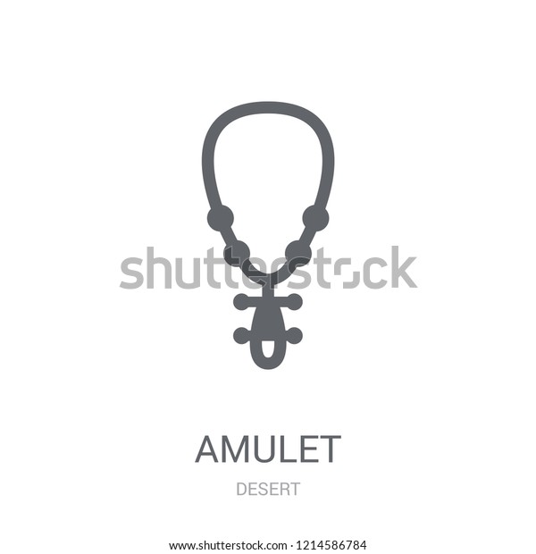 Amulet Icon Trendy Amulet Logo Concept Stock Vector (Royalty Free ...
