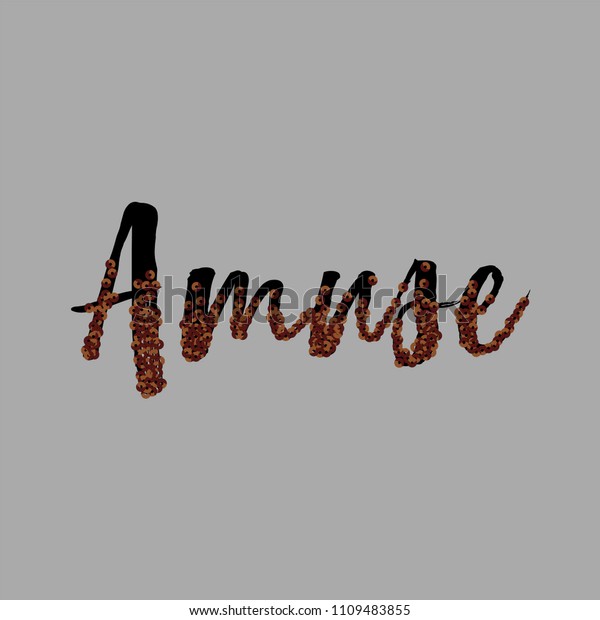 Amuse Slogan Sequins Tshirt Graphic Vector Stock Vector (Royalty Free ...