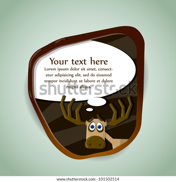 Amusing Camel Deer Illustration Stock Vector (Royalty Free) 101502514 ...