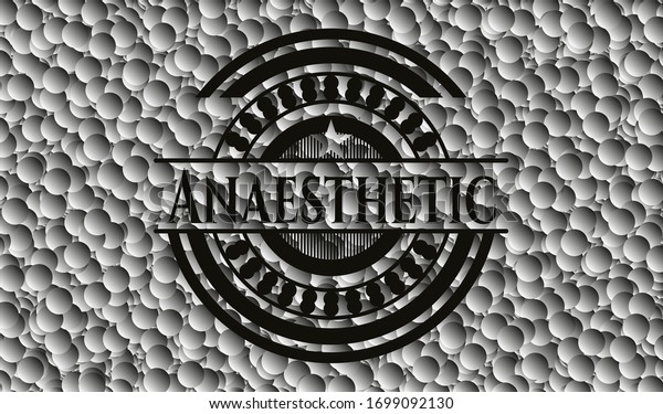 Anaesthetic Dark Emblem Bubbles Background Vector Stock Vector (Royalty ...