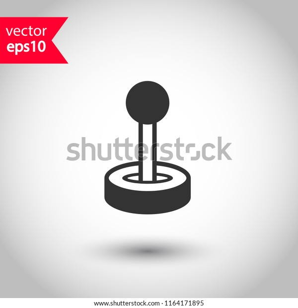 Analog Icon Console Sign Game Pad Stock Vector (Royalty Free ...