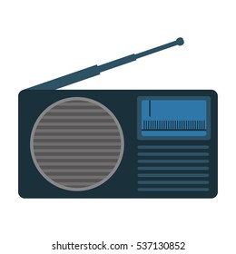 Analog Radio Icon Image Vector Illustration Stock Vector (Royalty Free ...