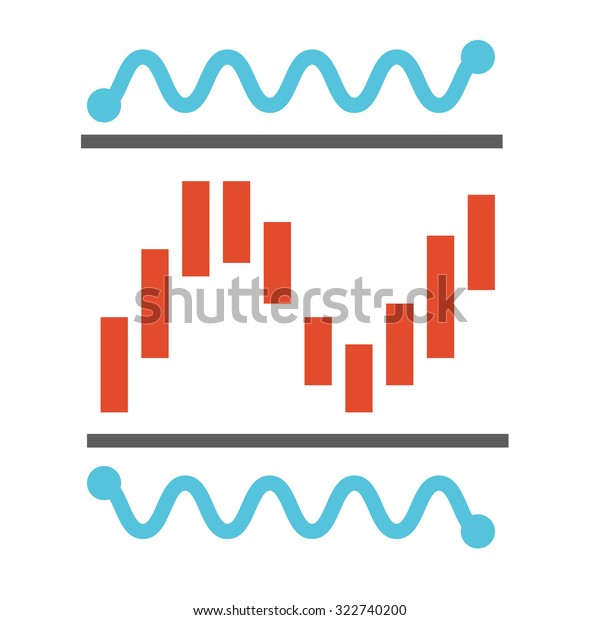 Analysis Bar Graph Analog Wave Flat Stock Vector (Royalty Free ...