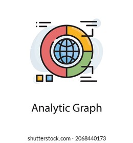 Analytic Graph Vector Fill Outline Icon Stock Vector (Royalty Free ...