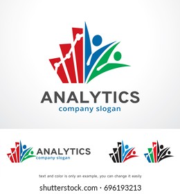 Analytics Logo Template Design Vector Emblem Stock Vector (Royalty Free ...