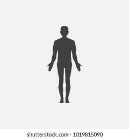 Anatomy Icon Vector Guman Body Icon Stock Vector (Royalty Free ...