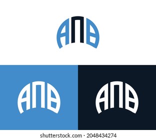 Anb Letter Logo Design Concept Stock Vector (Royalty Free) 2048434274 ...