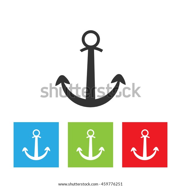 Anchor Icon Simple Logo Anchor Isolated Stock Vector (Royalty Free ...