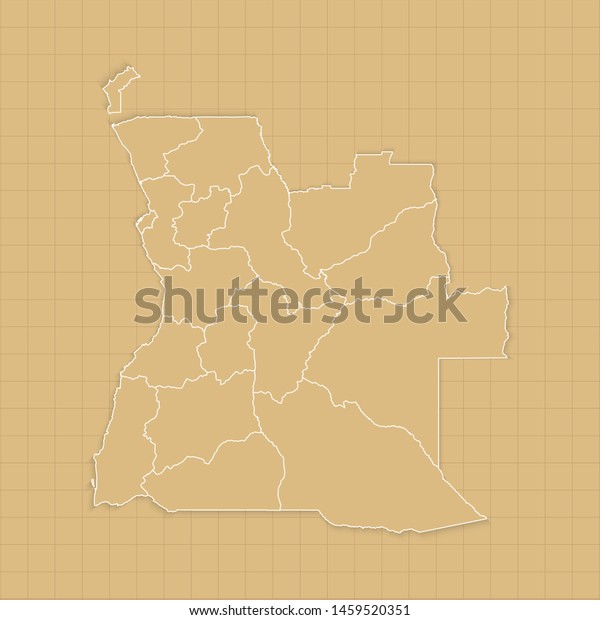 Ancient Angola Map Old Paper Background : image vectorielle de stock ...