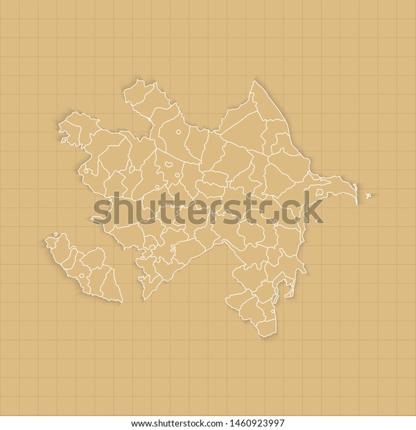 Ancient Azerbaijan Map Old Paper Background Stock Vector (Royalty Free ...